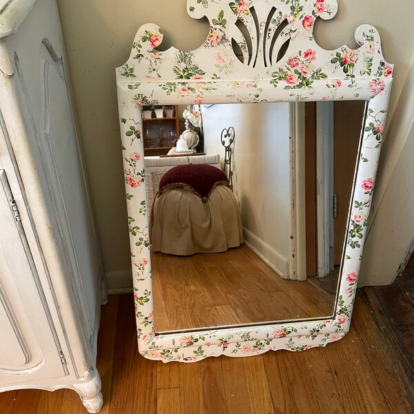 Hand Painted Mirror - Etsy
