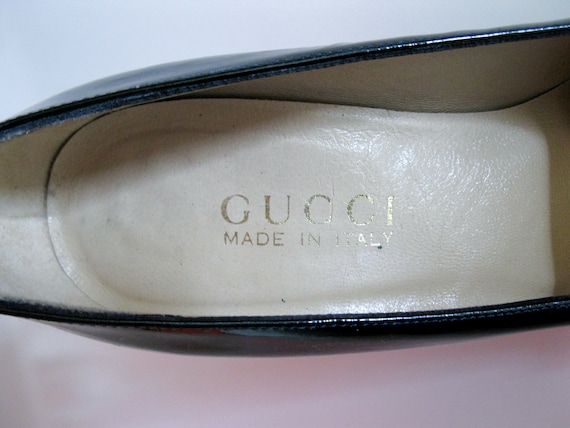 Tom Ford Fall 1995 Iconic GUCCI Horsebit Pumps Navy P… - Gem