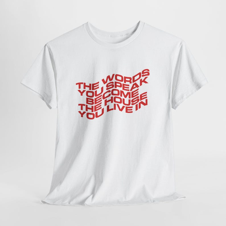 Minimalist Quote Graphic Tee, Positive Typography T-shirt, Motivational ...