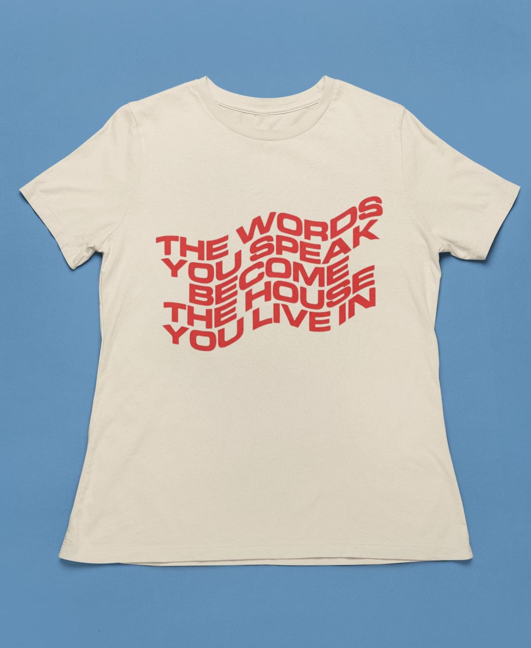 Minimalist Quote Graphic Tee, Positive Typography T-shirt, Motivational ...