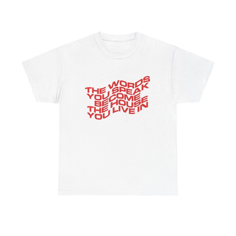 Minimalist Quote Graphic Tee, Positive Typography T-shirt, Motivational ...