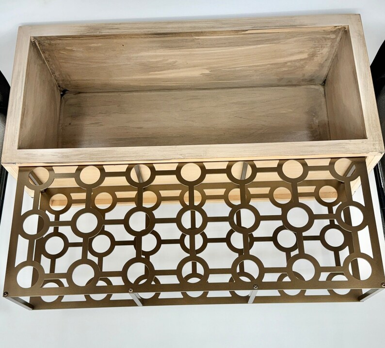 Emma Rustic Metal Wall Mount Wine Rack Vintage Industrial Wine Bottle ...