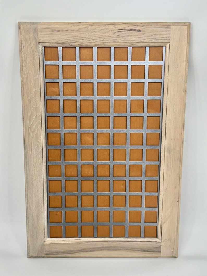 Squares 1.5" Cabinet Door Insert Custom Decorative Mullion Door Kitchen ...