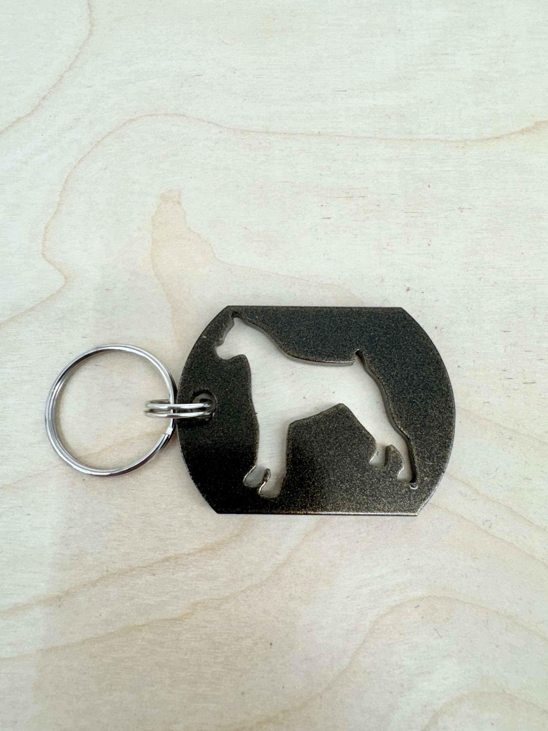 Custom Boxer Metal Keychain Heavy Metal Laser Cut Quality Keychain Logo ...