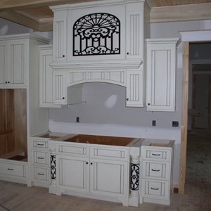 Cabinet Door Panel Insert in decorative iron. Design name | Etsy