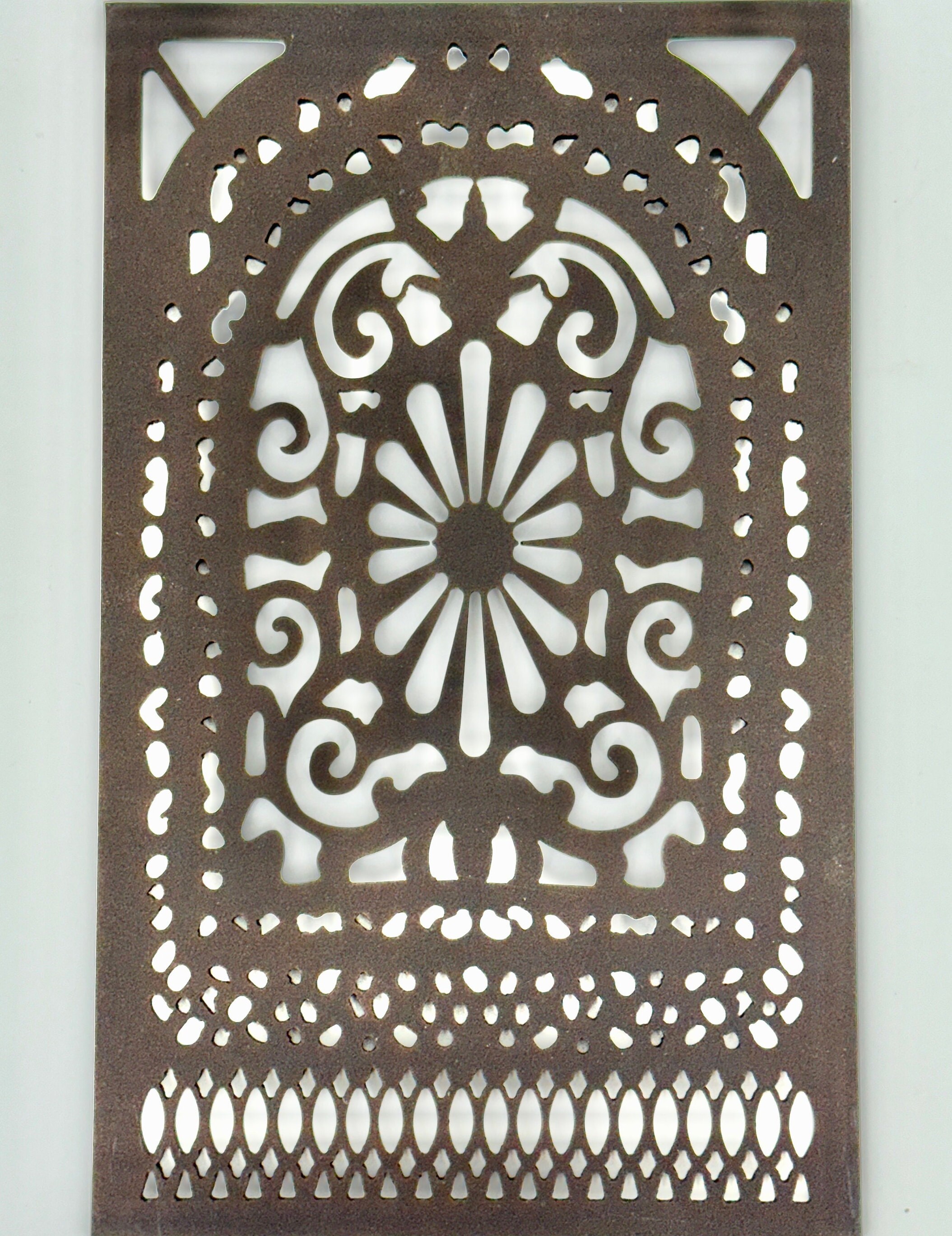 Antique Mini Insert Sample Custom Decorative Mullion Door Kitchen Bath ...