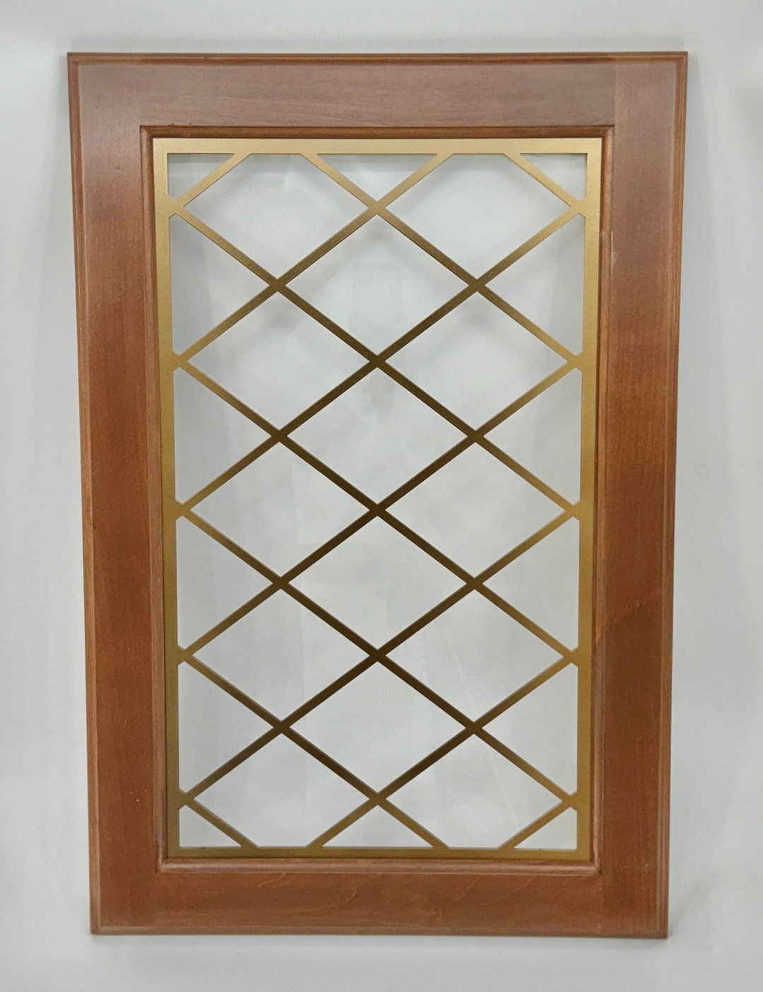 Lattice Cabinet Door Insert Custom Decorative Mullion Door Kitchen Bath ...