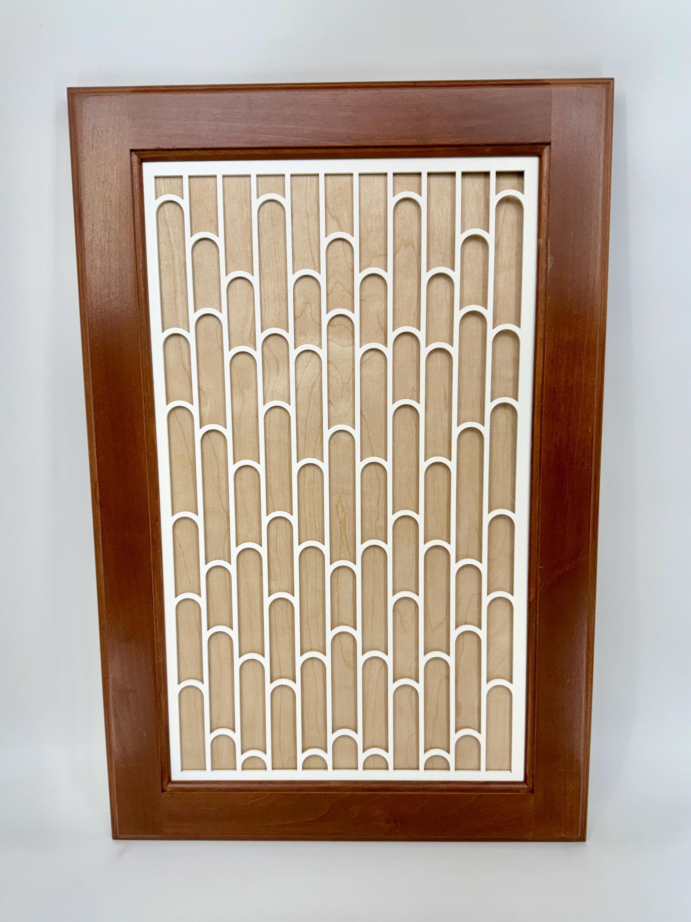 Lily Cabinet Door Insert Custom Decorative Mullion Door Kitchen Bath ...