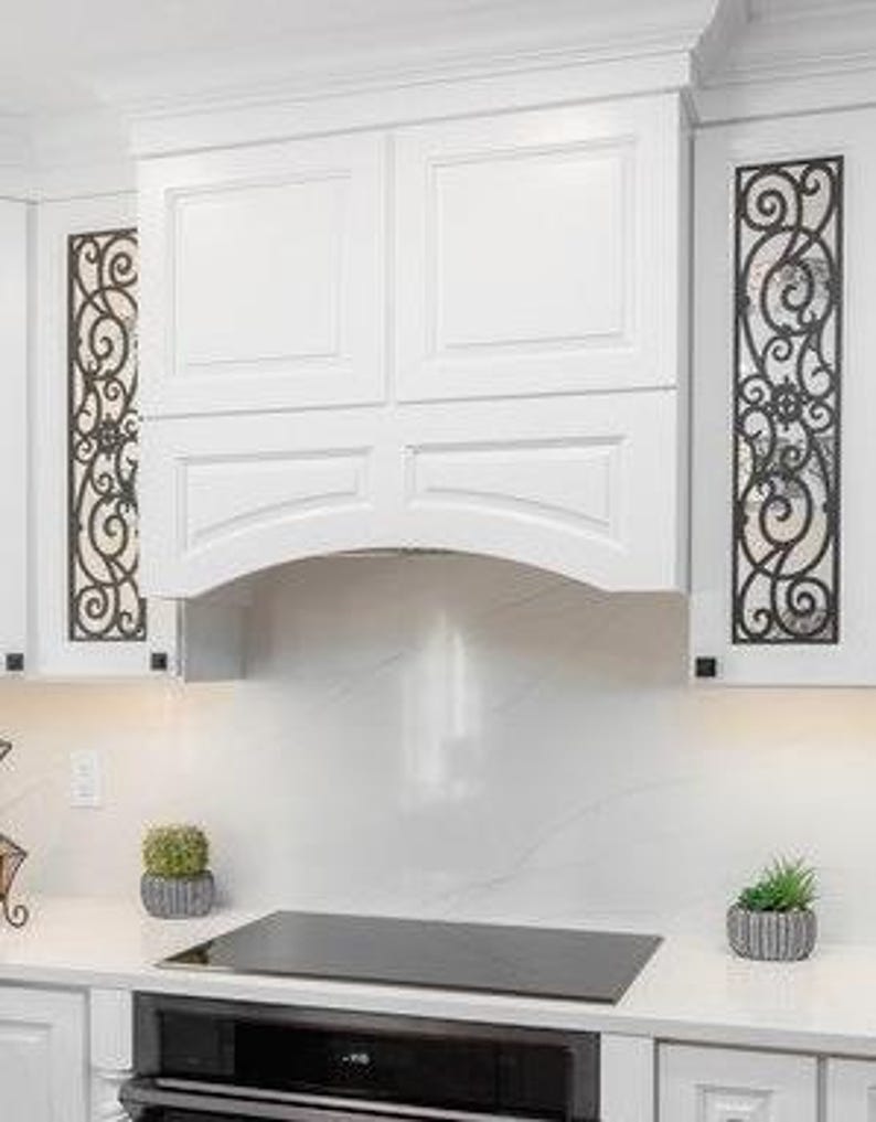 Asher Cabinet Door Insert Custom Decorative Mullion Door Kitchen Bath ...