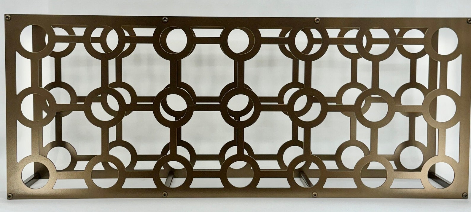 Emma Rustic Metal Wall Mount Wine Rack Vintage Industrial Wine Bottle ...