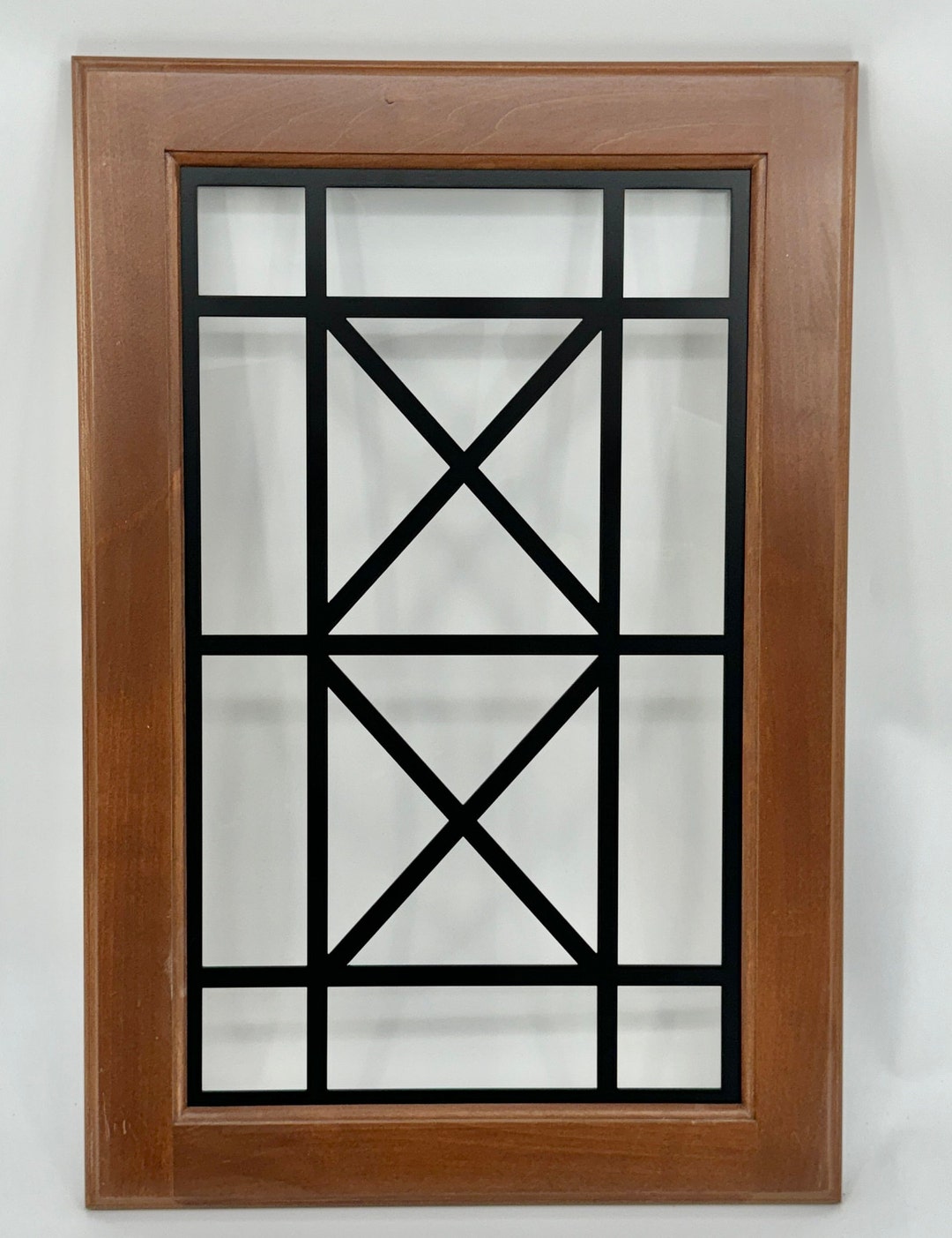 Julia Cabinet Insert Window Mullion Glass Door Cabinet Grid Mullion ...