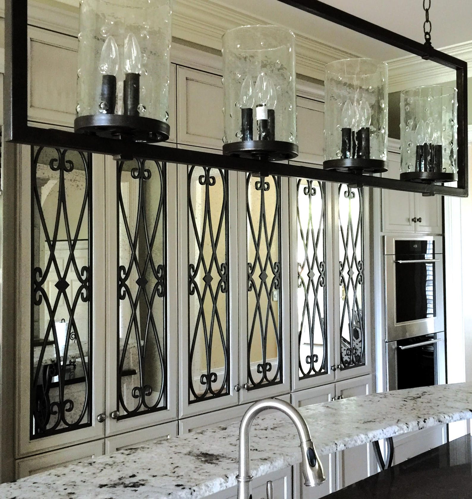 Benaiah Cabinet Door Insert Custom Decorative Mullion Door Kitchen Bath ...