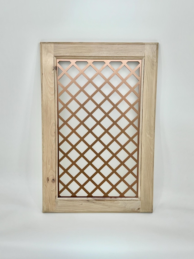 Diamonds 1.5" Cabinet Door Insert Custom Decorative Mullion Door ...