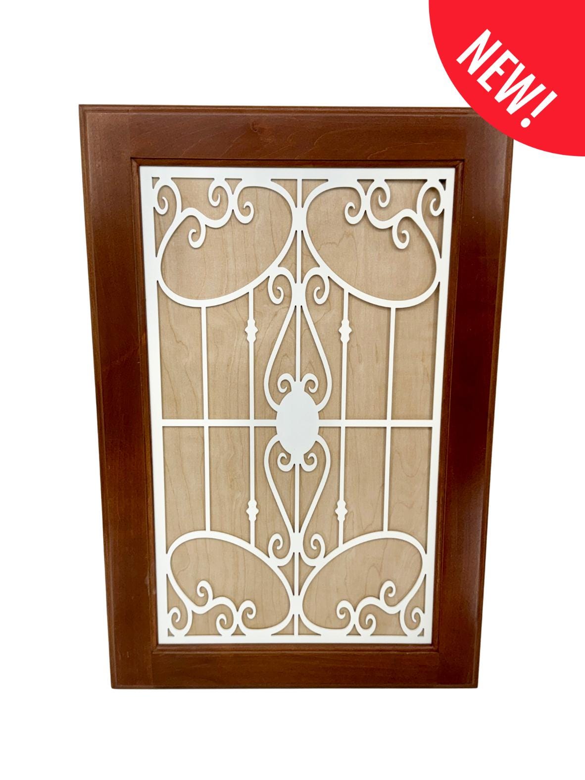 Freed Cabinet Door Insert Custom Decorative Mullion Door Kitchen Bath ...