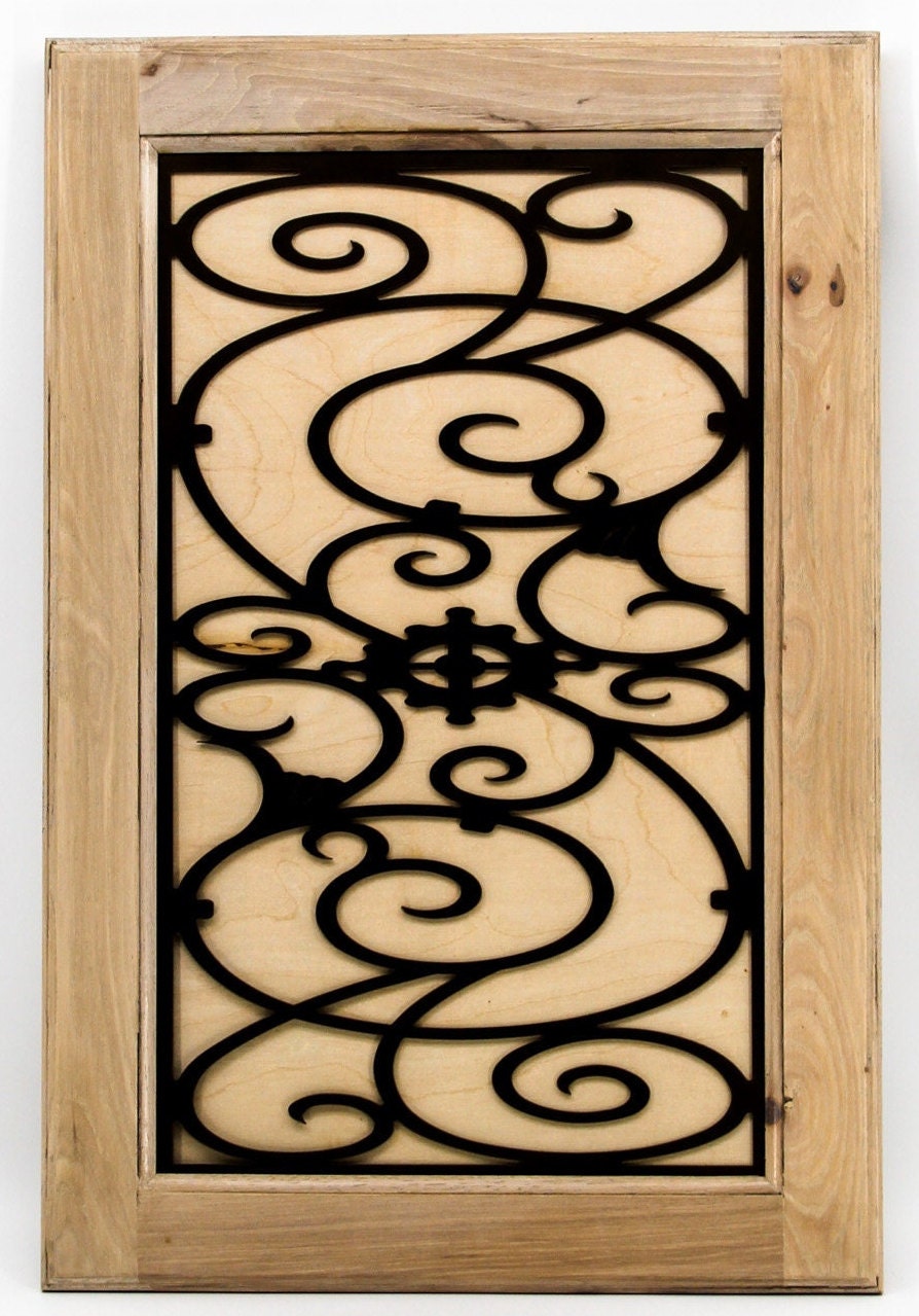 Asher Cabinet Door Insert Custom Decorative Mullion Door Kitchen Bath ...