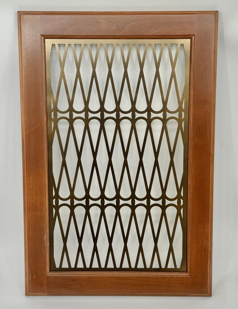 Hannah Cabinet Door Insert Custom Decorative Mullion Door Kitchen Bath ...