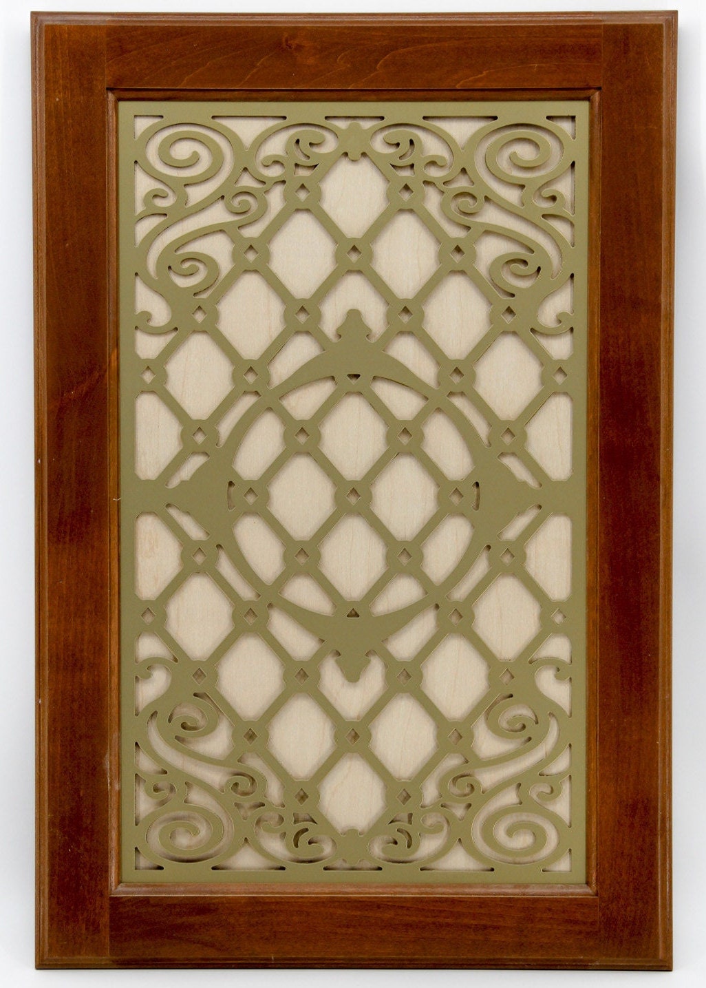 Aaron Cabinet Door Insert Custom Decorative Mullion Door Kitchen Bath ...