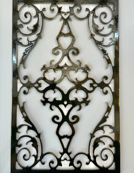 Cassie Mini Insert Sample Custom Decorative Mullion Door Kitchen Bath Cupboard Insert Wine Door Personalize Accent Hutch Cabinetry Metal Art Etsy Ireland