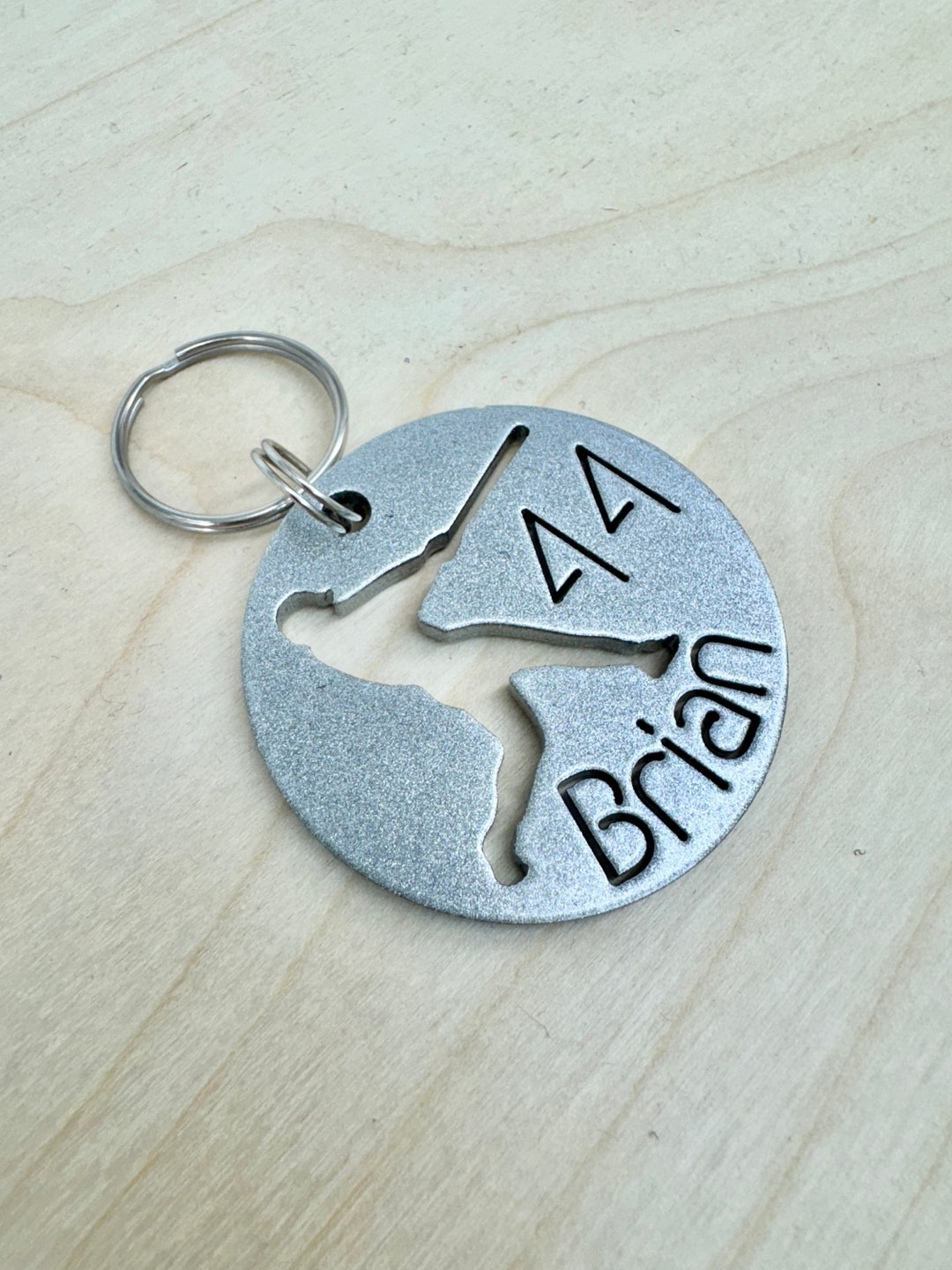 Custom Batter1 Metal Keychain Heavy Metal Laser Cut Quality Keychain ...