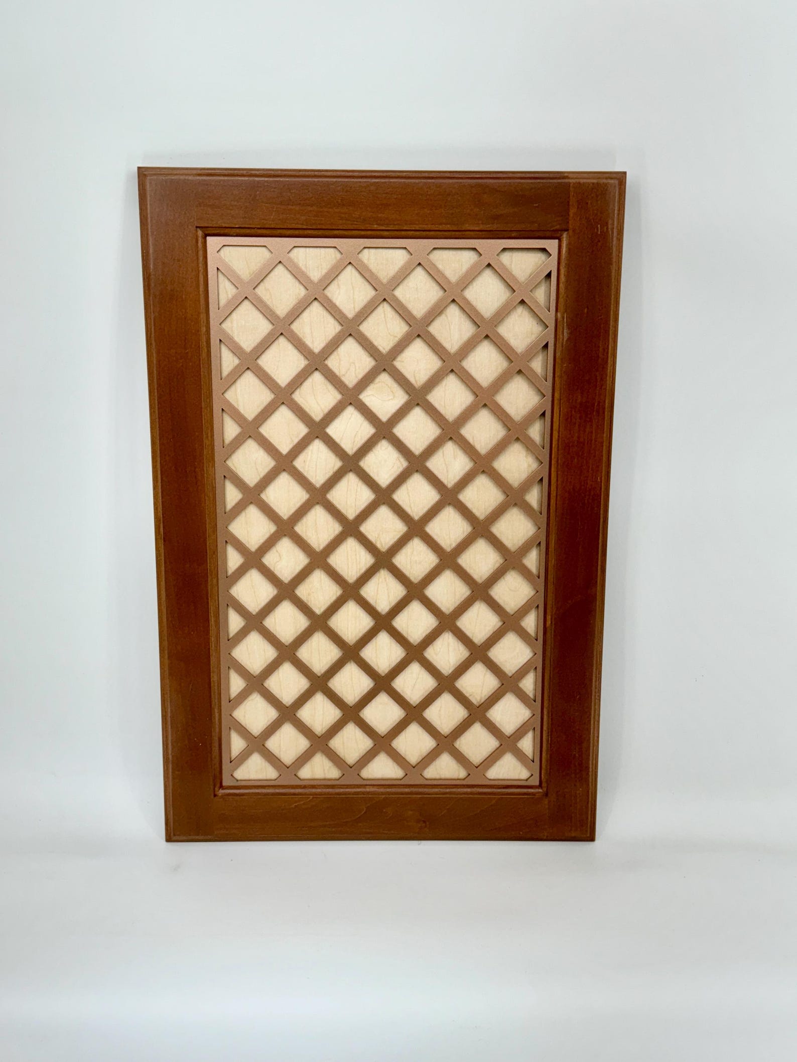 Diamonds 1.5" Cabinet Door Insert Custom Decorative Mullion Door ...