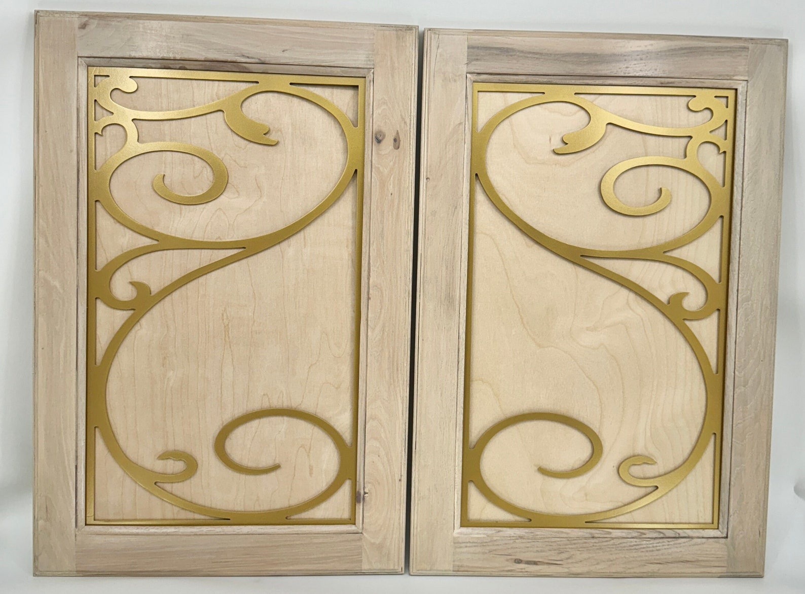 Vezina Cabinet Door Insert Custom Decorative Mullion Door Kitchen Bath ...