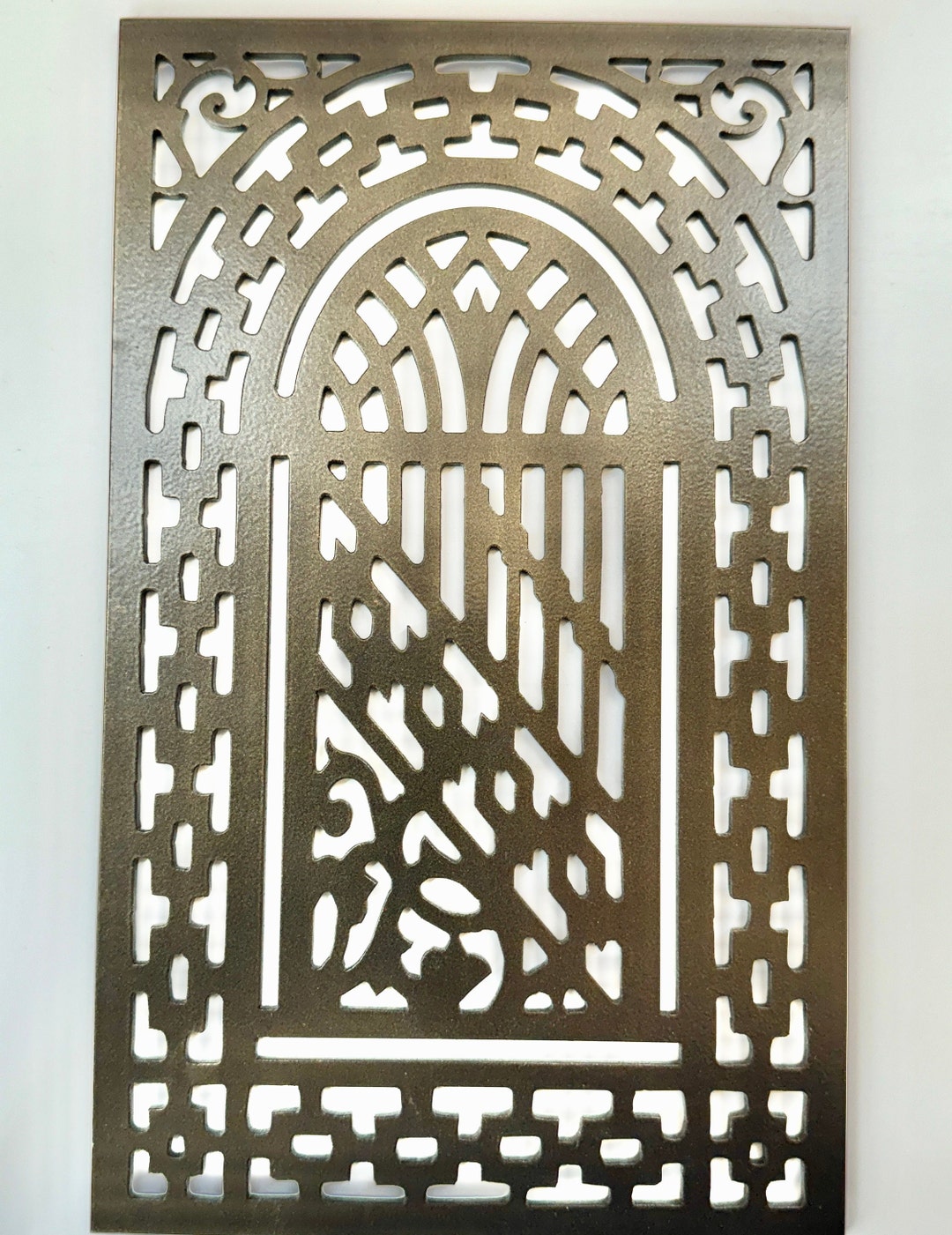 Lousiana Mini Insert Sample Custom Decorative Mullion Door Kitchen Bath ...