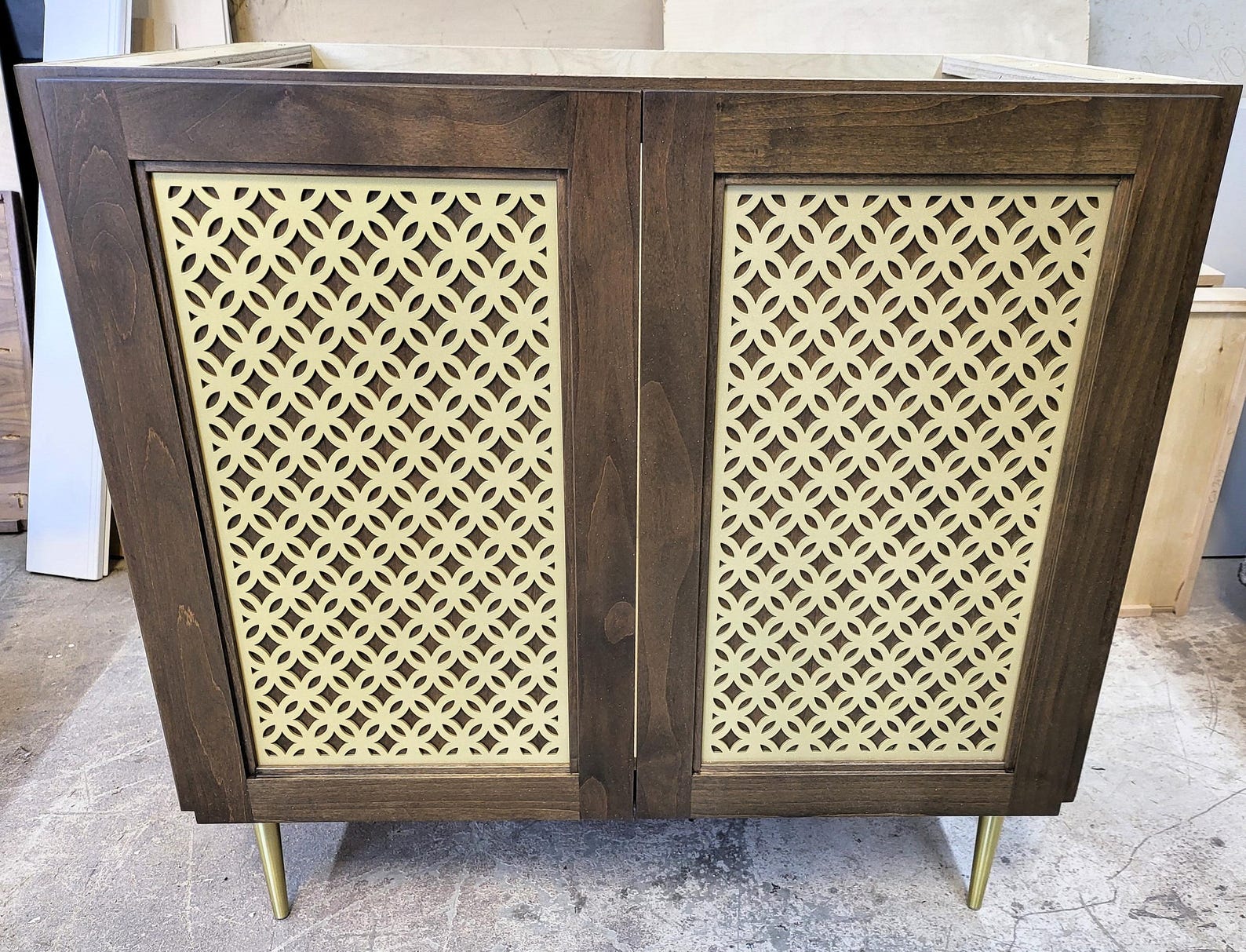 Hope Cabinet Door Insert Custom Decorative Mullion Door Kitchen Bath ...