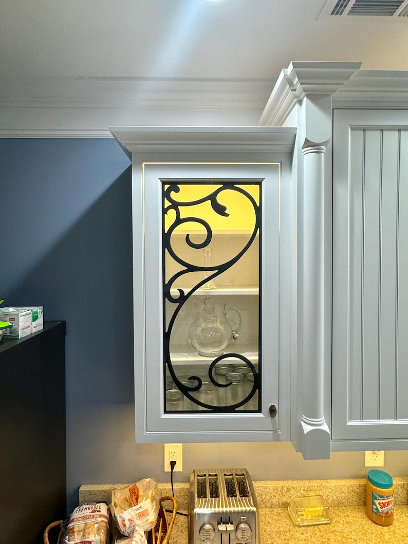 Vezina Cabinet Door Insert Custom Decorative Mullion Door Kitchen Bath ...