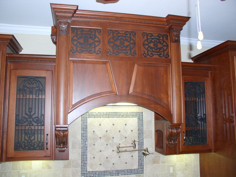 Orla-Cabinet Door Panel Insert in decorative iron.. Available | Etsy