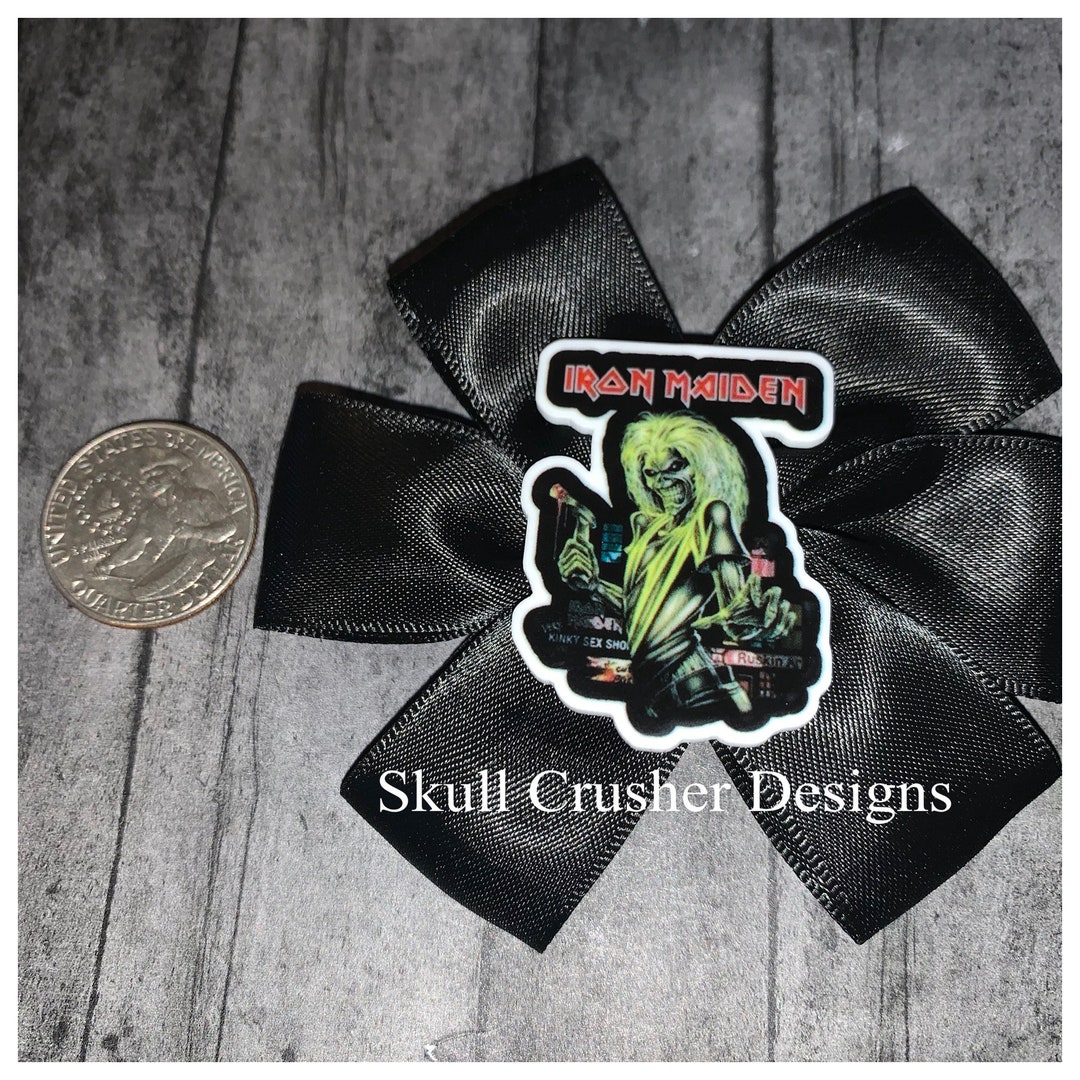 Heavy Metal Band Hair Bow - Etsy