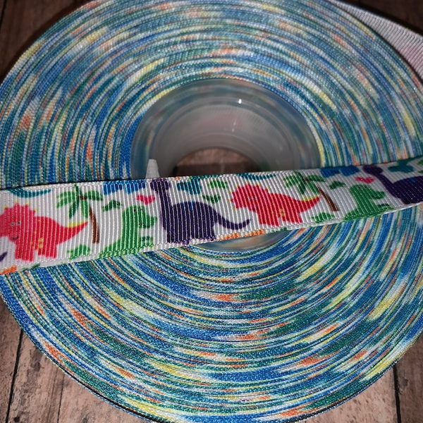 Dinosaur Ribbon - Etsy