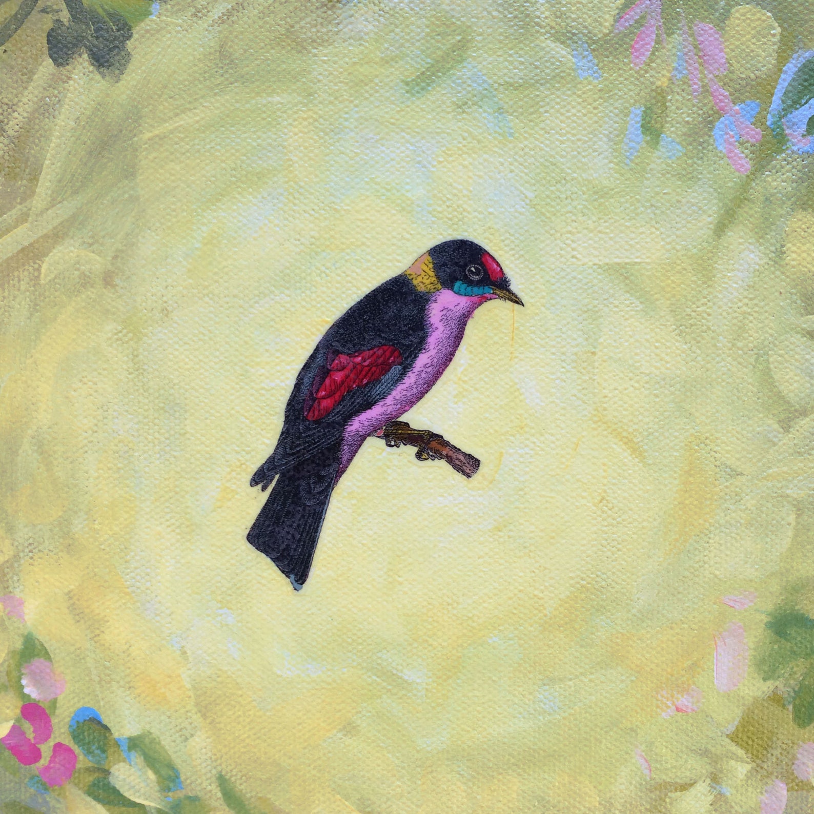 Bird Art, Collage Art, Expressionist Art, Abstract Wall Art, Abstract ...