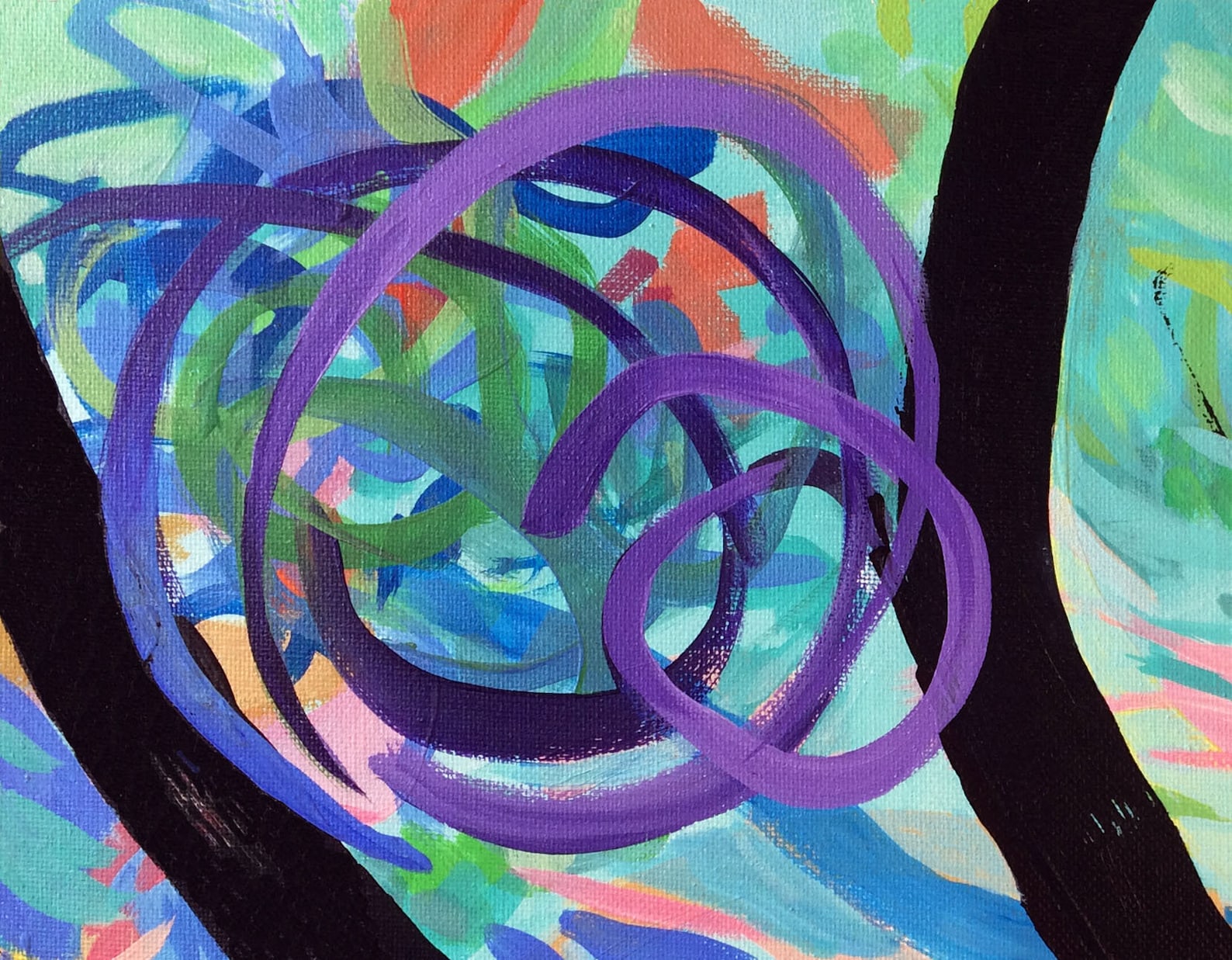 Small Abstract Painting Abstract Art Small Painting - Etsy