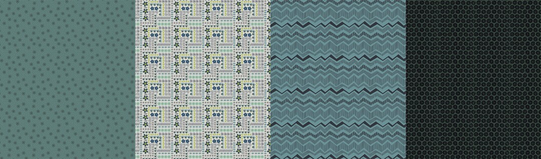 Greenstone by Jen Kingwell Designs Moda - Lollies - Serenity - 18228 11 ...