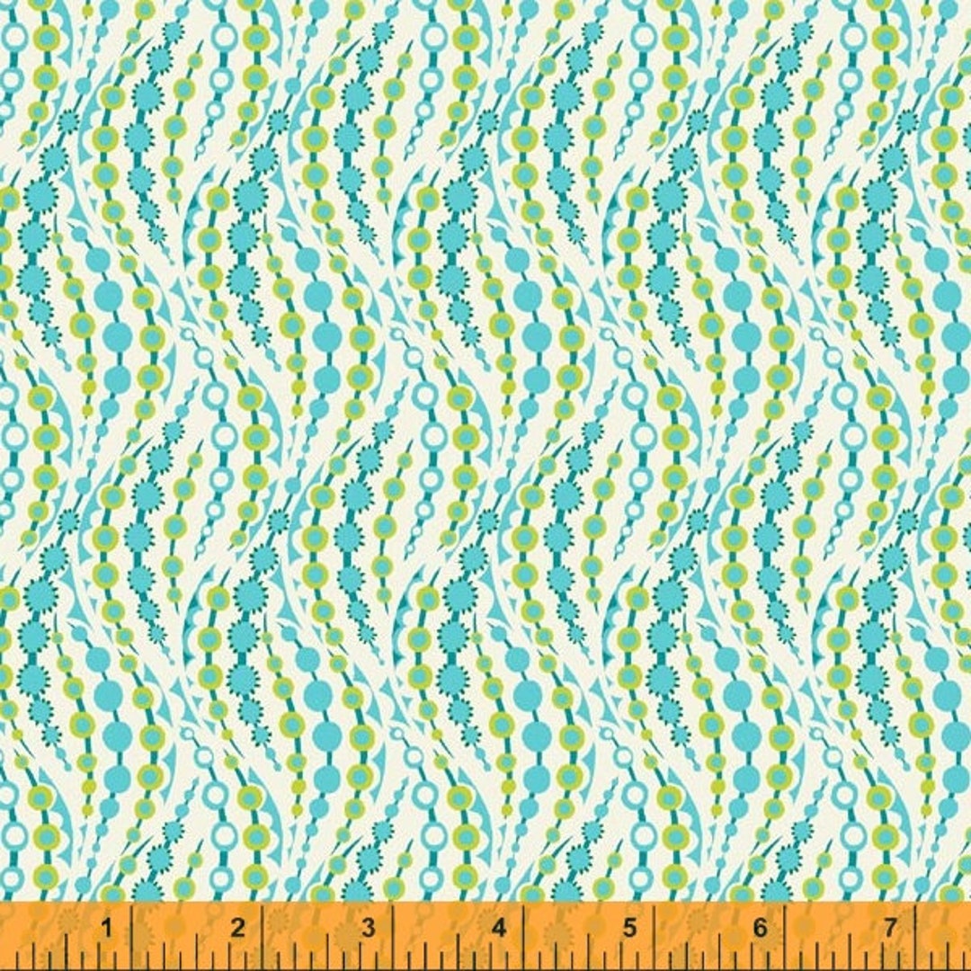 Eden Ripple by Sally Kelly 52812 9 Teal 226 - Etsy