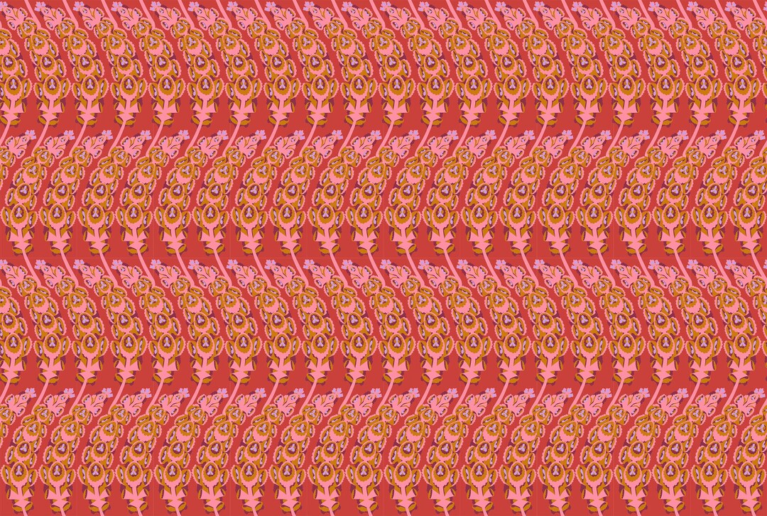 Jumpstart by Anna Maria Textiles - Bells of Ireland Coral - AMT133-38V ...