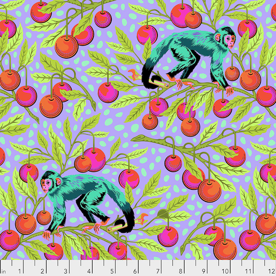 RARE OOP Monkey Wrench by Tula Pink for Free Spirit Monkey - Etsy