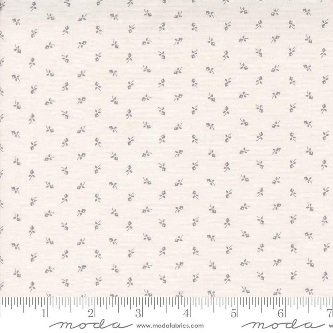 Itty Bitty Backgrounds by Primitive Gatherings - Grey Floral Bud ...