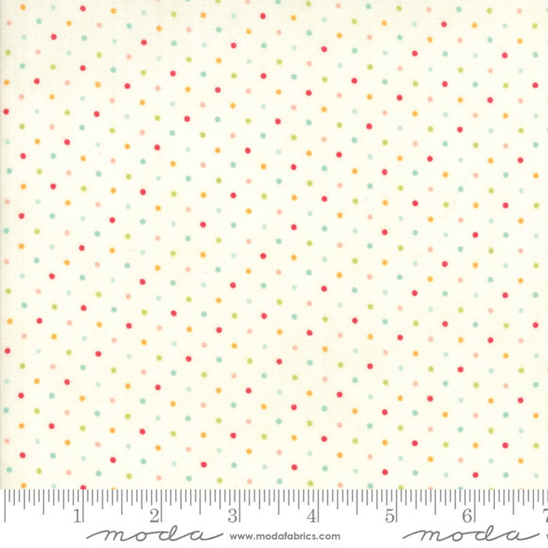 Essential Dots Natural Multicolored Dots Moda Basics 8654 134 125 - Etsy