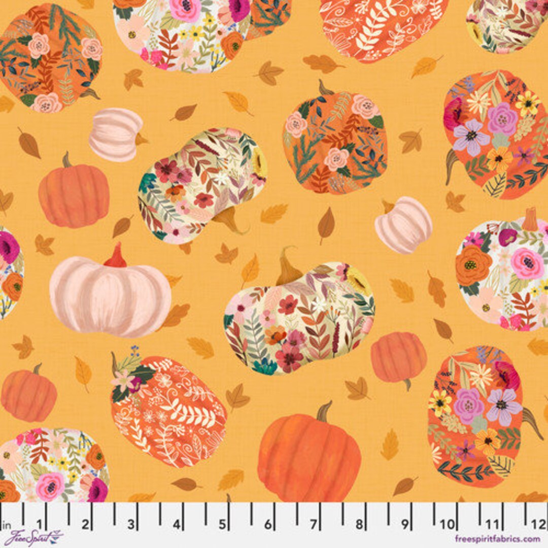 Autumn Friends by Mia Charro Pumpkin Paradise Orange - Etsy