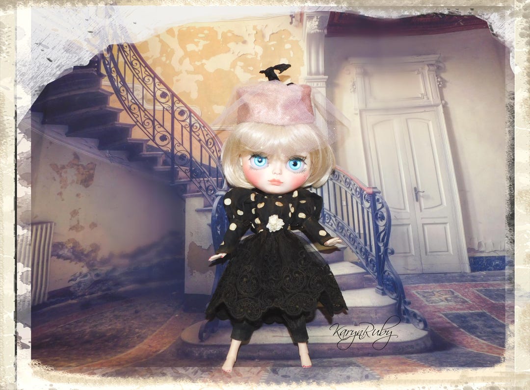 Blythe ~victorian Whimsical 3 Piece ~ Incudes Dress Pants and Hat ~ by ...