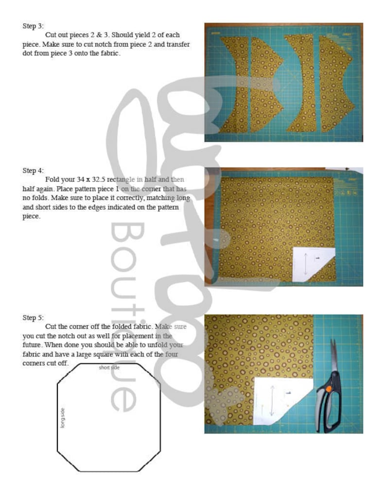 Contoured Changing Pad Cover - Pattern - Etsy