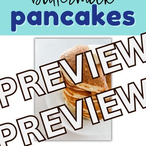 Buttermilk Pancakes Visual Recipes | Cookbook | Life Skills | Cooking ...