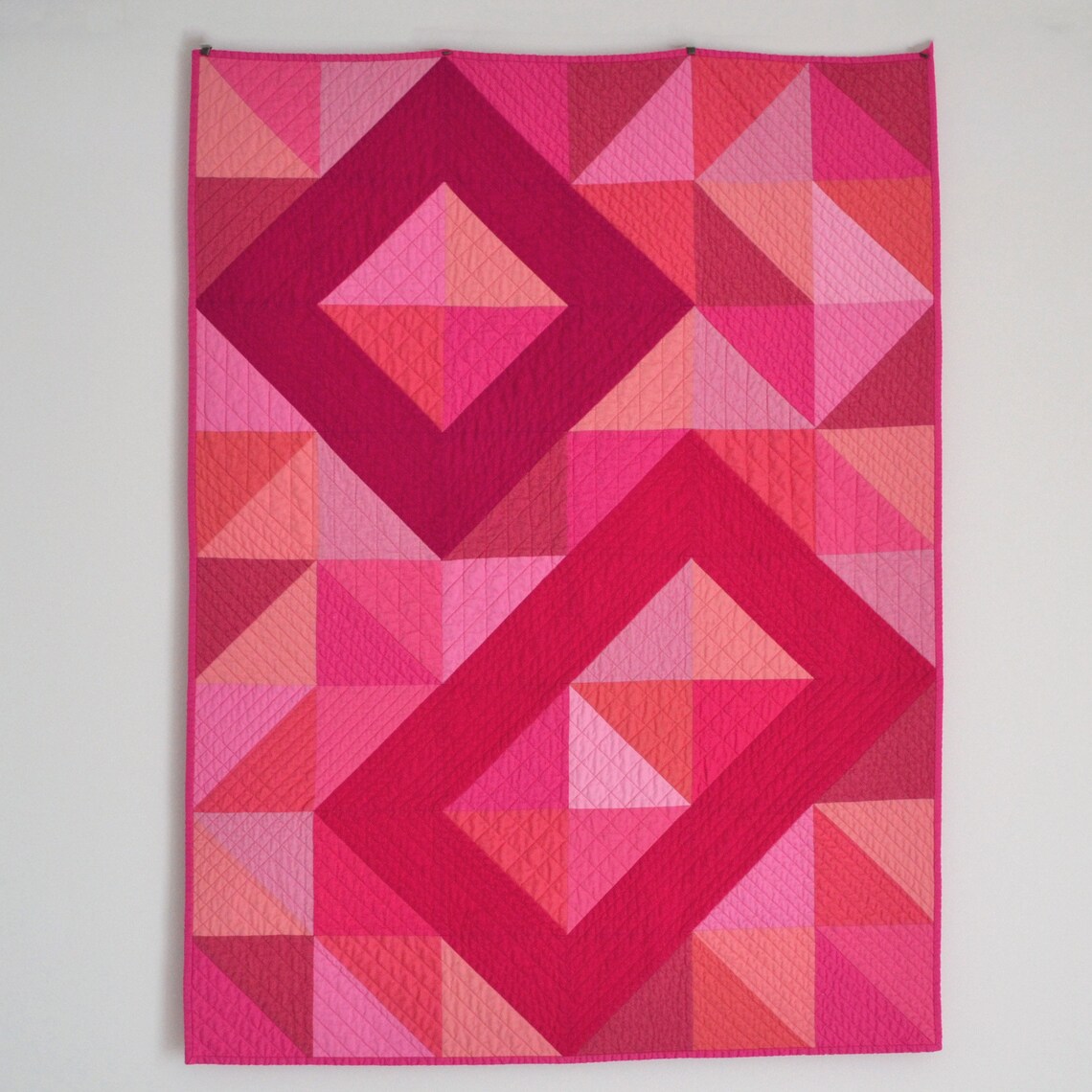 Geo Pop PDF Pattern, Geometric Quilt PDF, Modern Quilt Pattern, Quilt ...