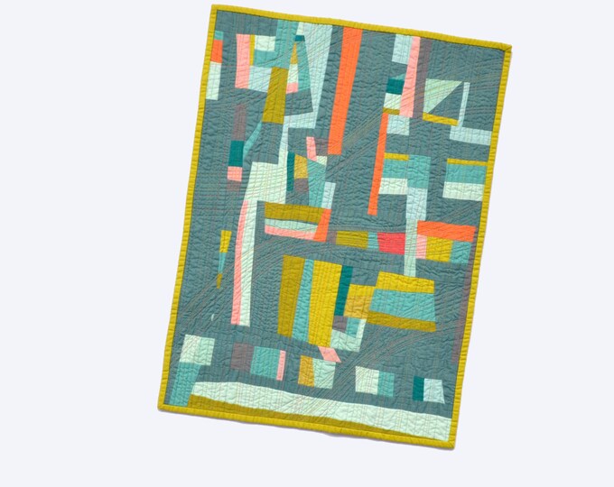 Modern Wall Hanging Improv Wall Decor Quilted Wall Hanging - Etsy