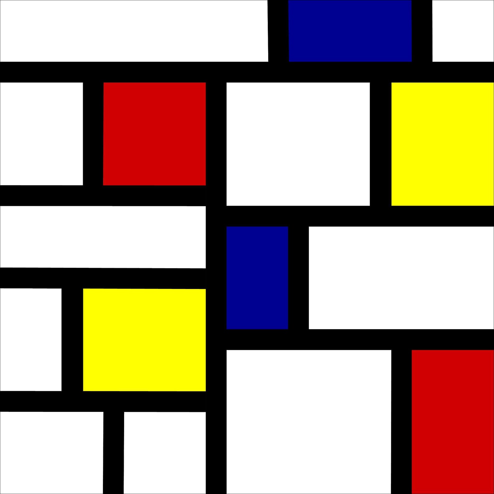 Quilt Pattern, Mondrian Quilt Blocks, PDF Quilt Pattern, Paper Pieced ...
