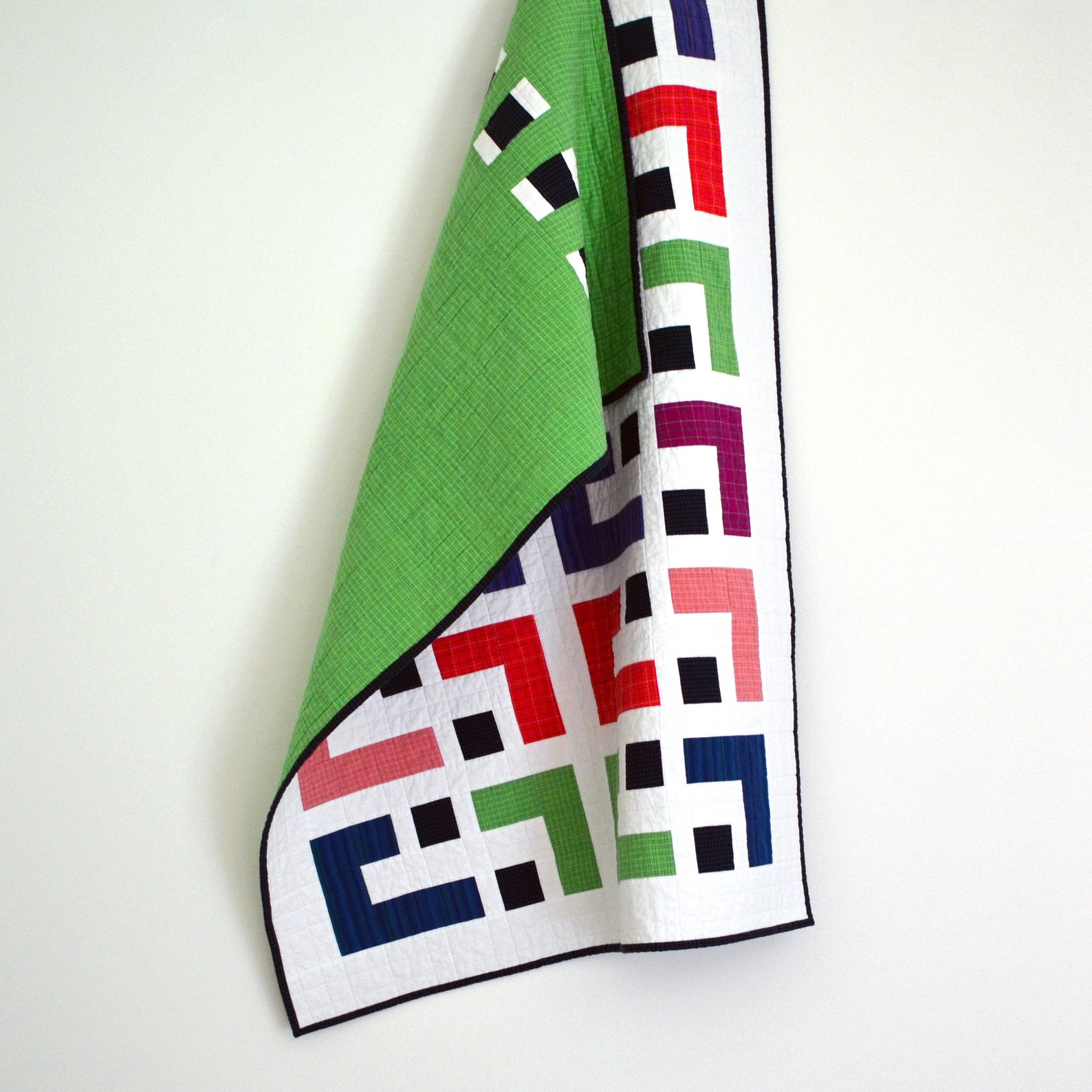 PDF Interlock Quilt Pattern PDF Download Scrappy Quilt - Etsy