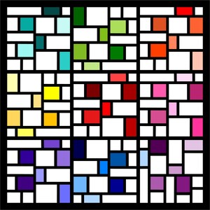 Quilt Pattern, Mondrian Quilt Blocks, PDF Quilt Pattern, Paper Pieced ...