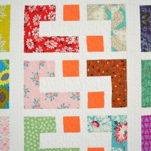 PDF Interlock Quilt Pattern, PDF Download, Scrappy Quilt - Etsy