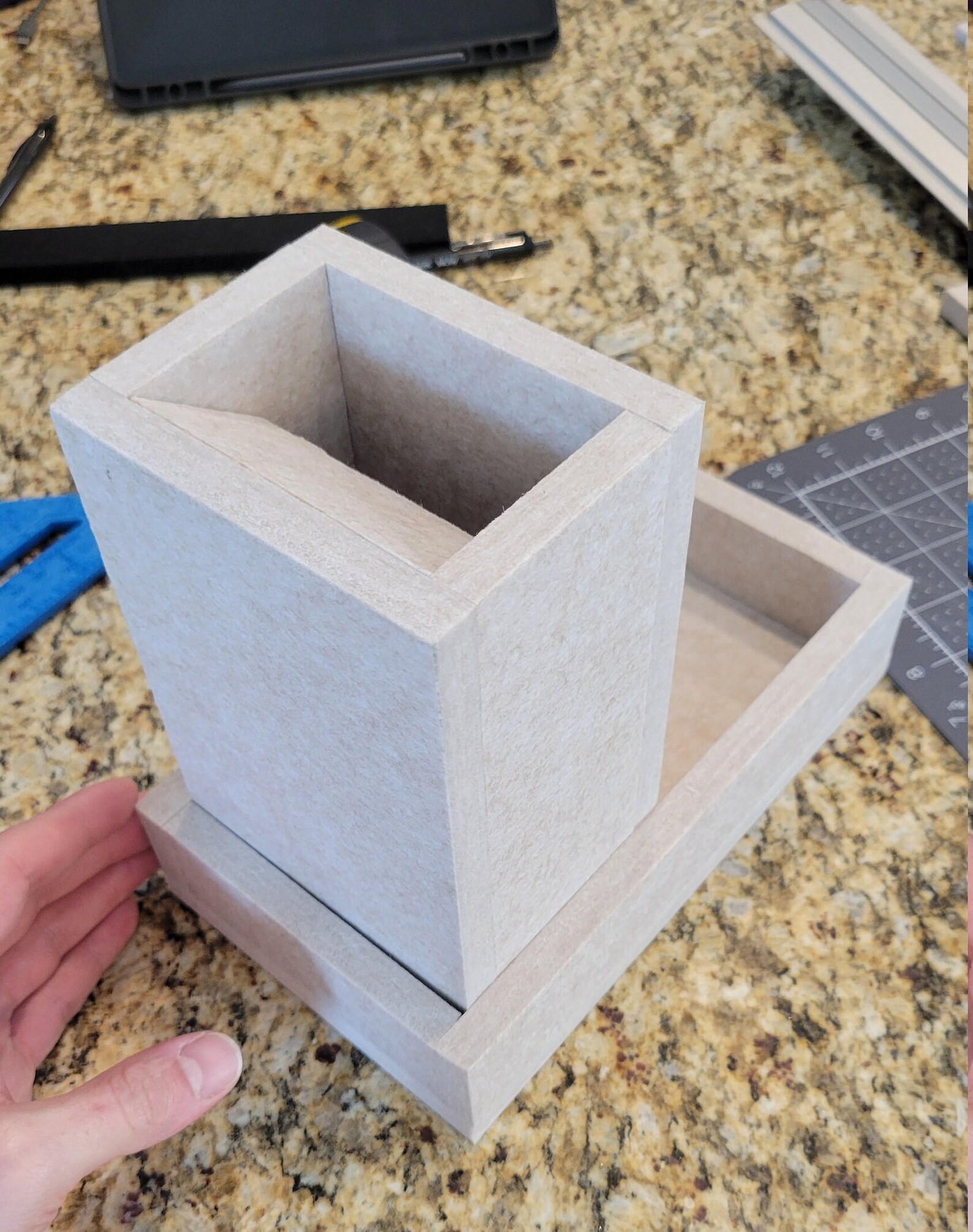 Collapsible Quiet Dice Tower - Etsy